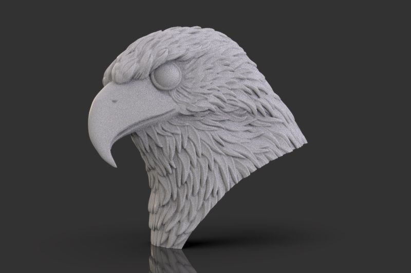 Eagle Head 3D model 3D printable | CGTrader