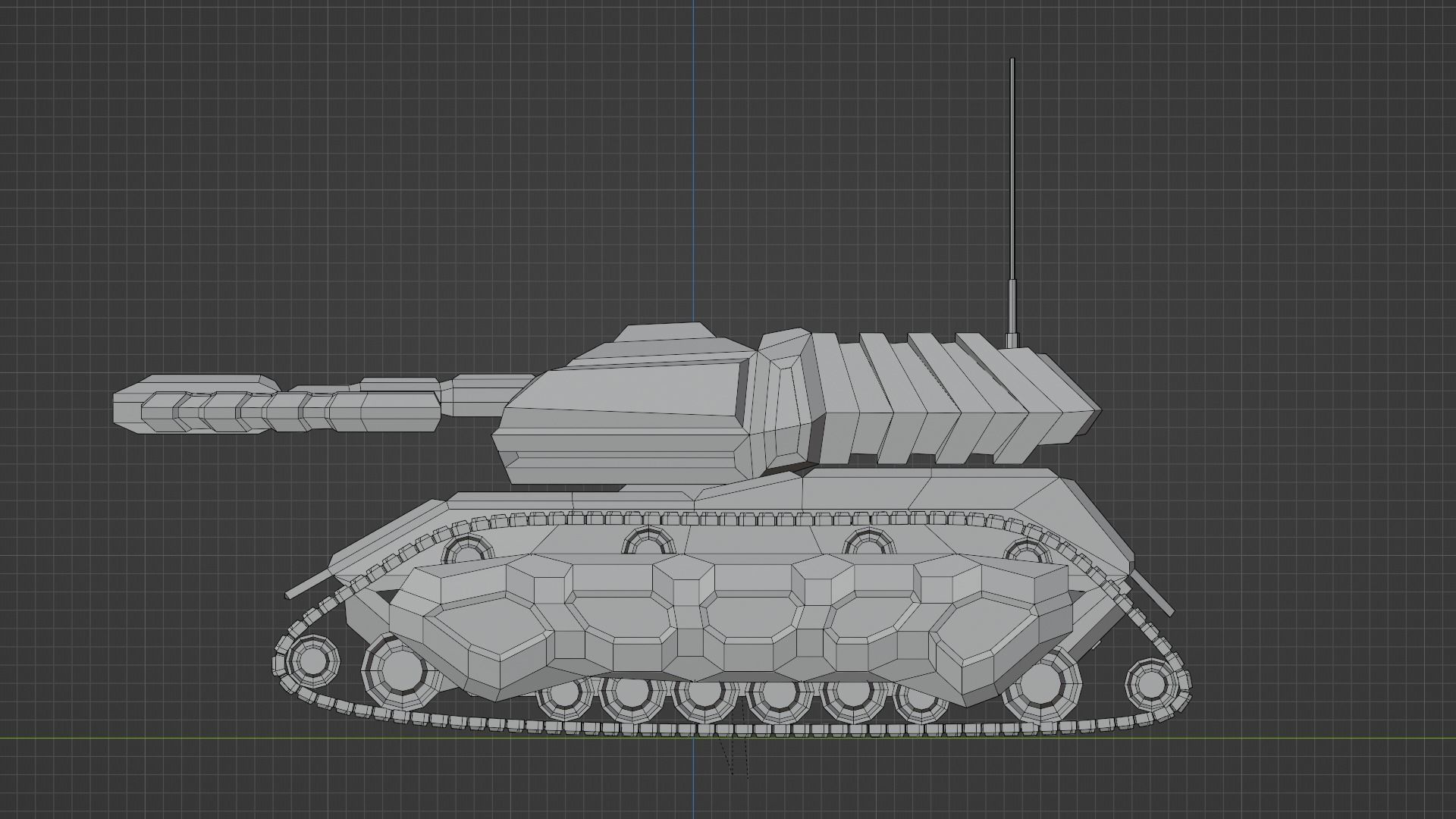 3D model Tank - Scifi - Terminator Mk1 VR / AR / low-poly | CGTrader