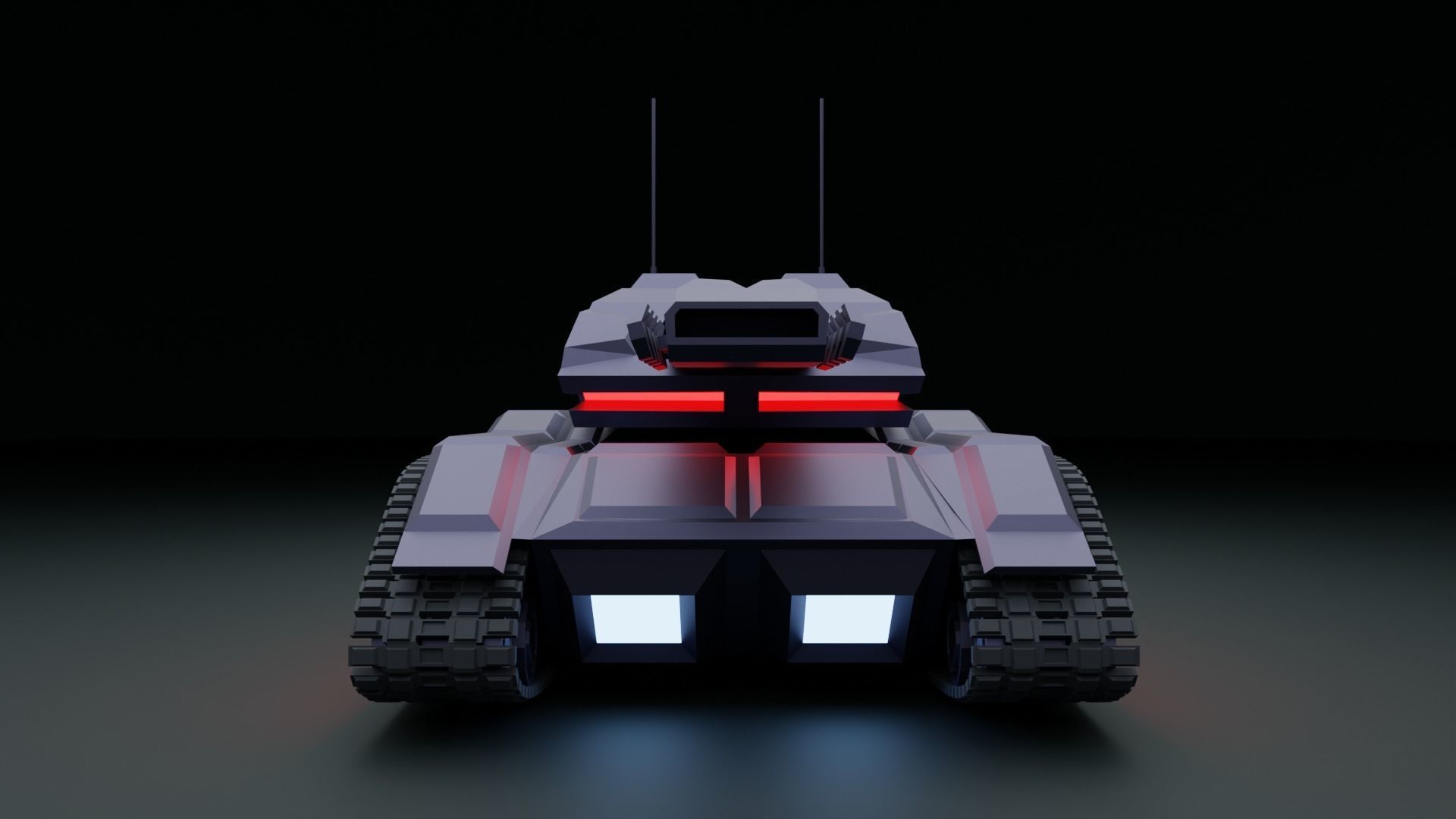 3D model Tank - Scifi - Terminator Mk1 VR / AR / low-poly | CGTrader