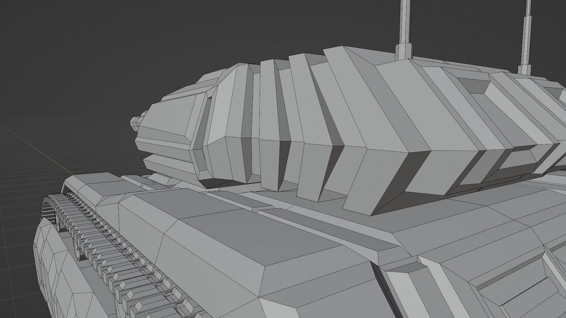 3D model Tank - Scifi - Terminator Mk1 VR / AR / low-poly | CGTrader