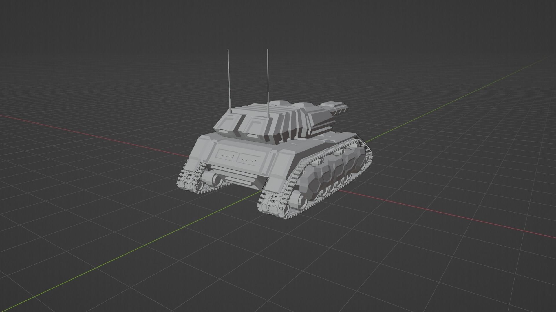 3D model Tank - Scifi - Terminator Mk1 VR / AR / low-poly | CGTrader