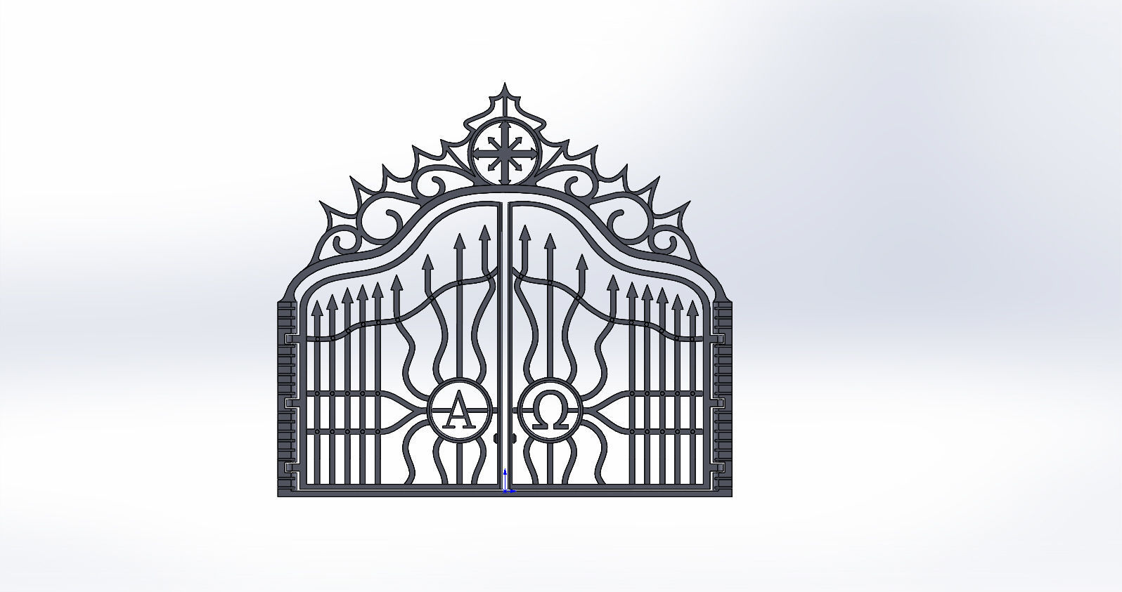 Medieval gate 3D model | CGTrader