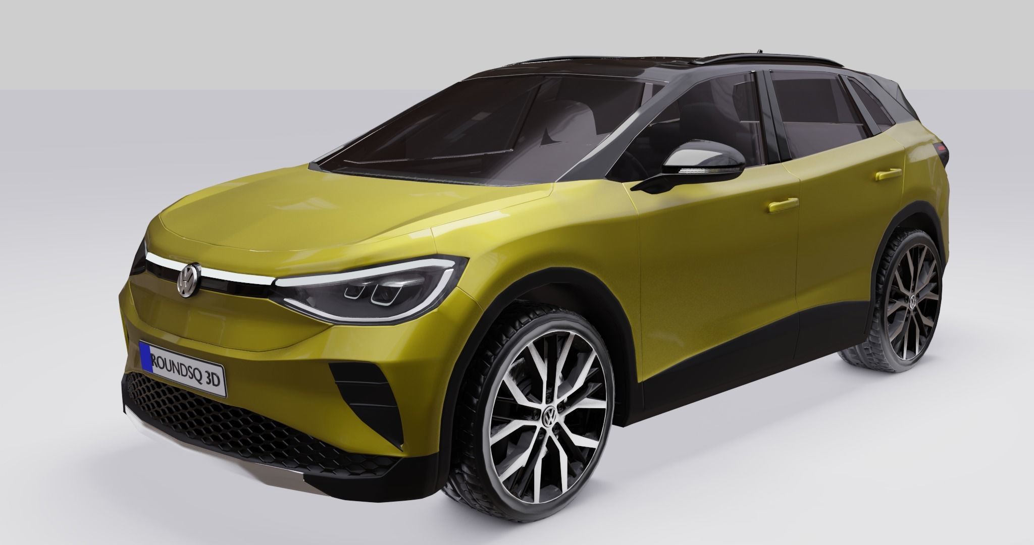 3D model Volkswagen ID4 2022 VR / AR / low-poly | CGTrader