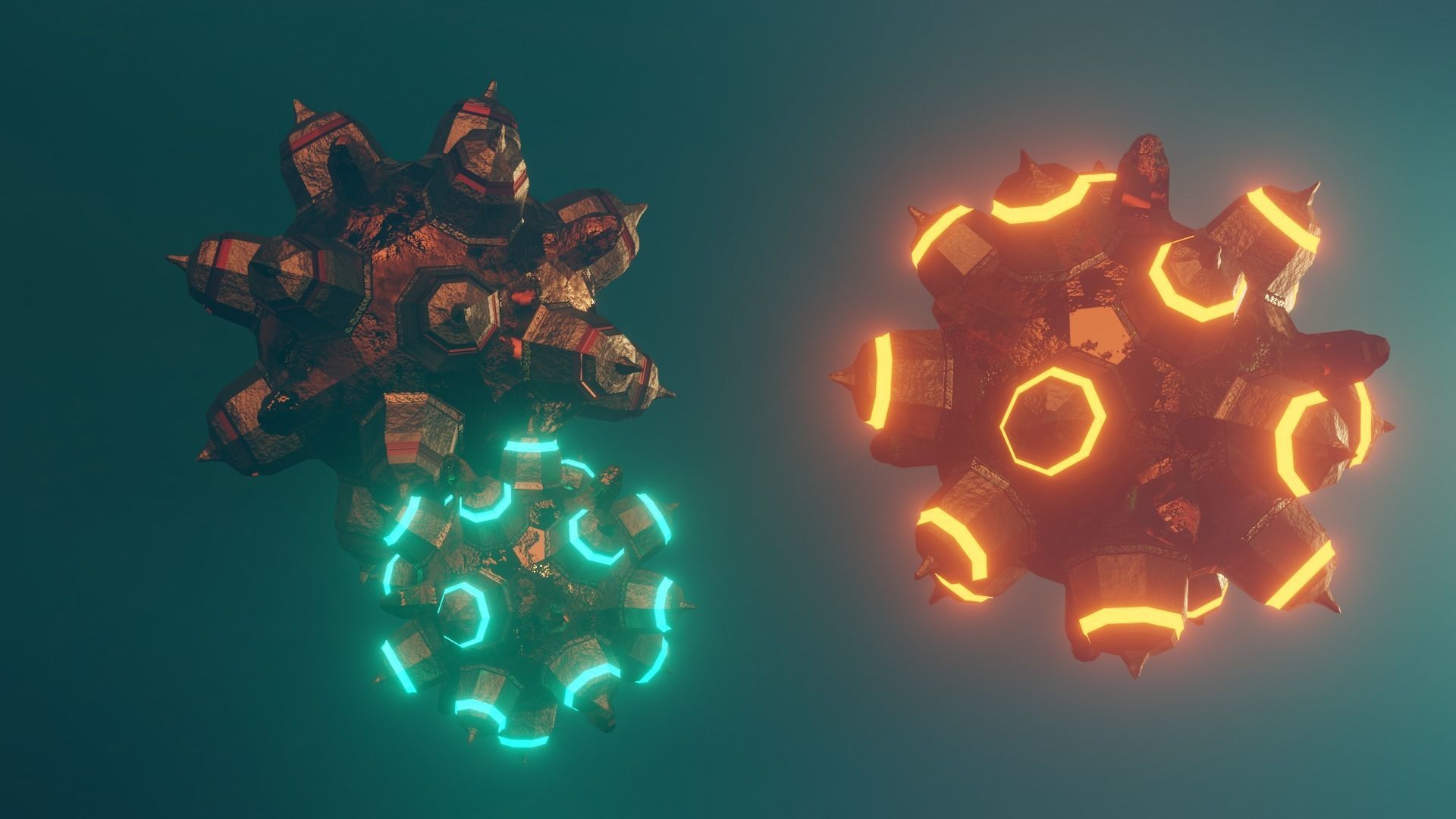 3D model Futuristic Mine VR / AR / low-poly | CGTrader