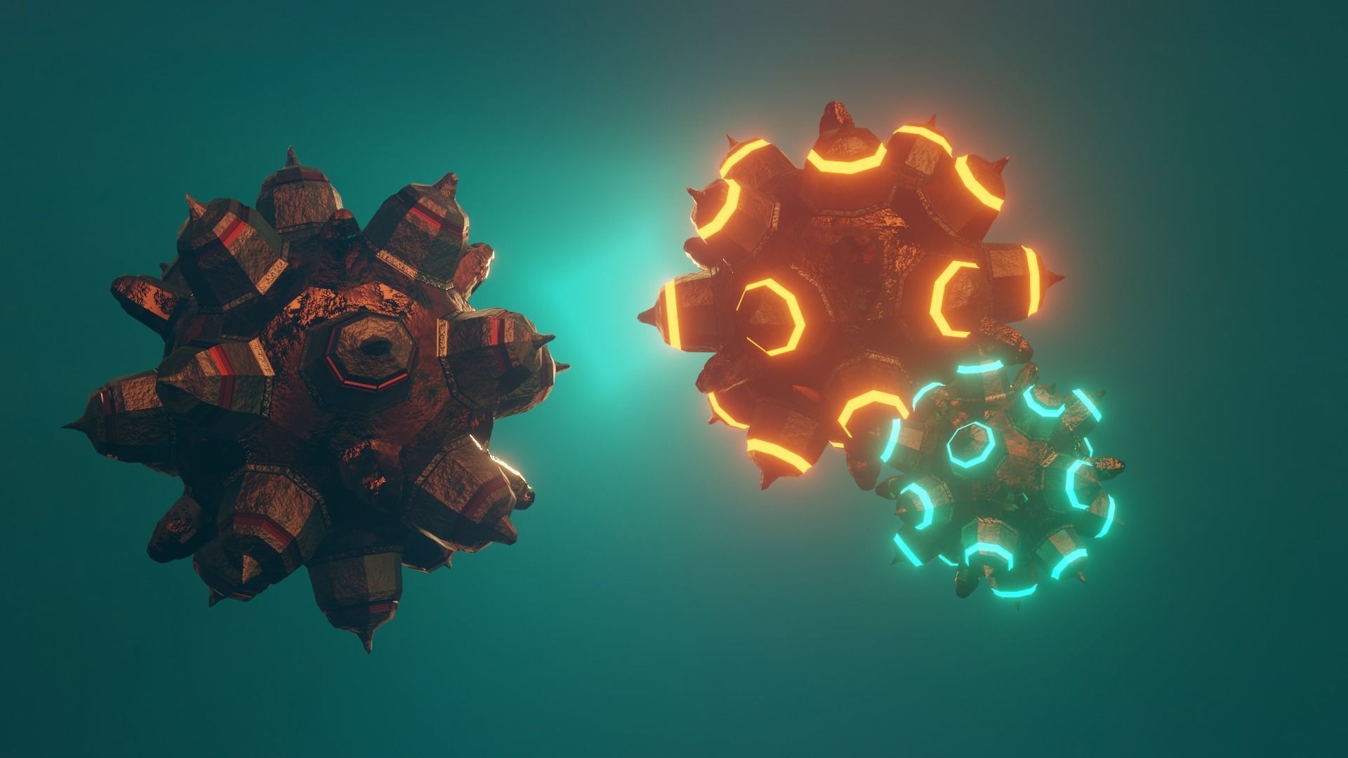 3D model Futuristic Mine VR / AR / low-poly | CGTrader