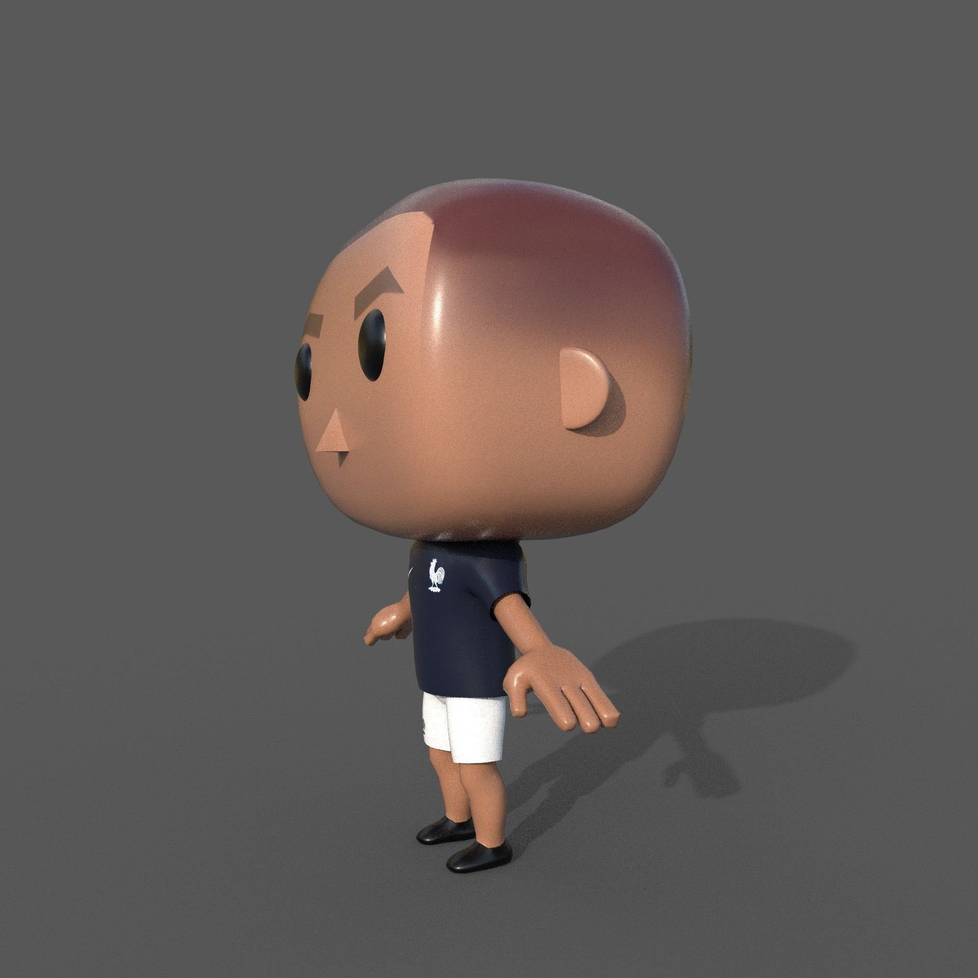 Kylian Mbappe 3D model 3D model | CGTrader