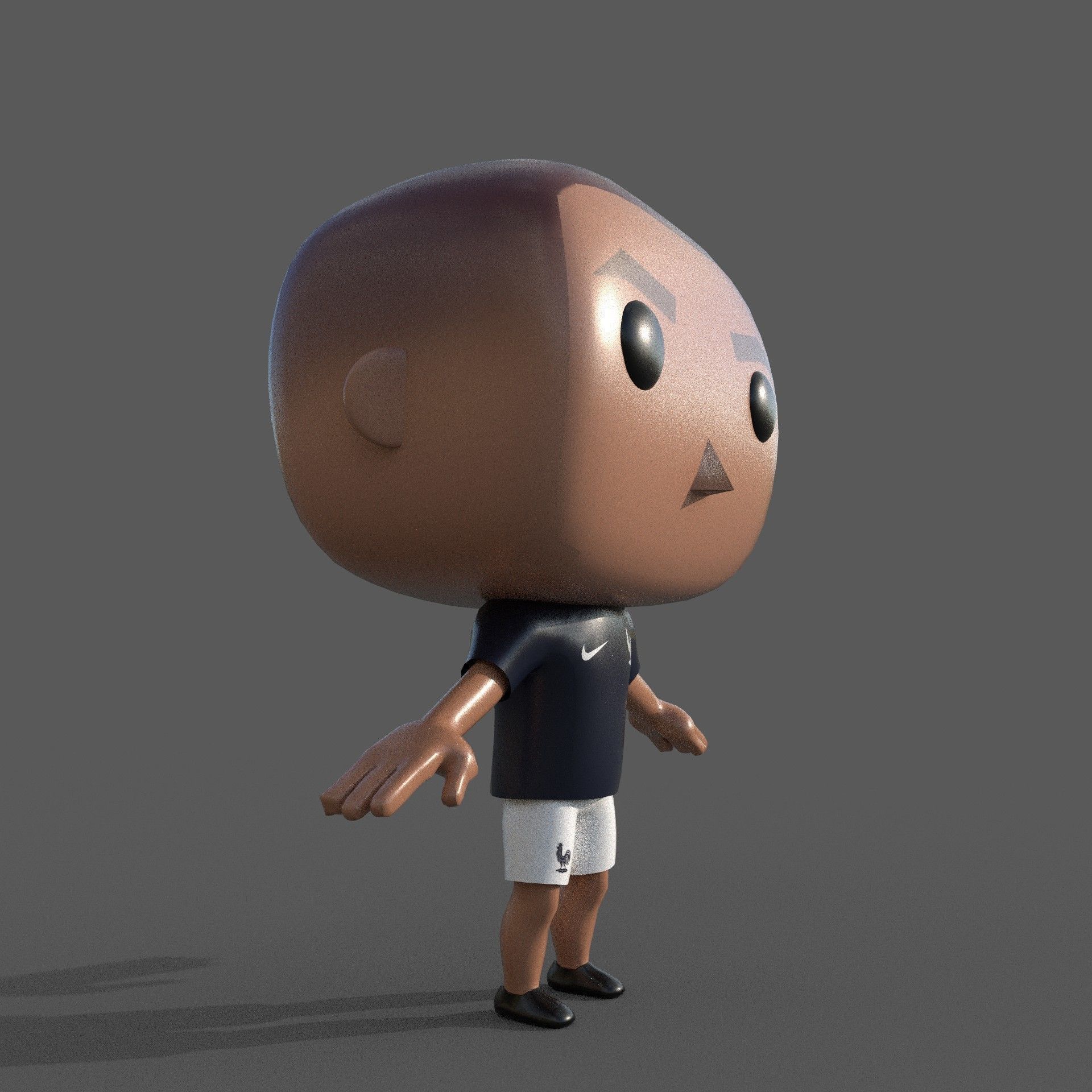 Kylian Mbappe 3D model 3D model | CGTrader