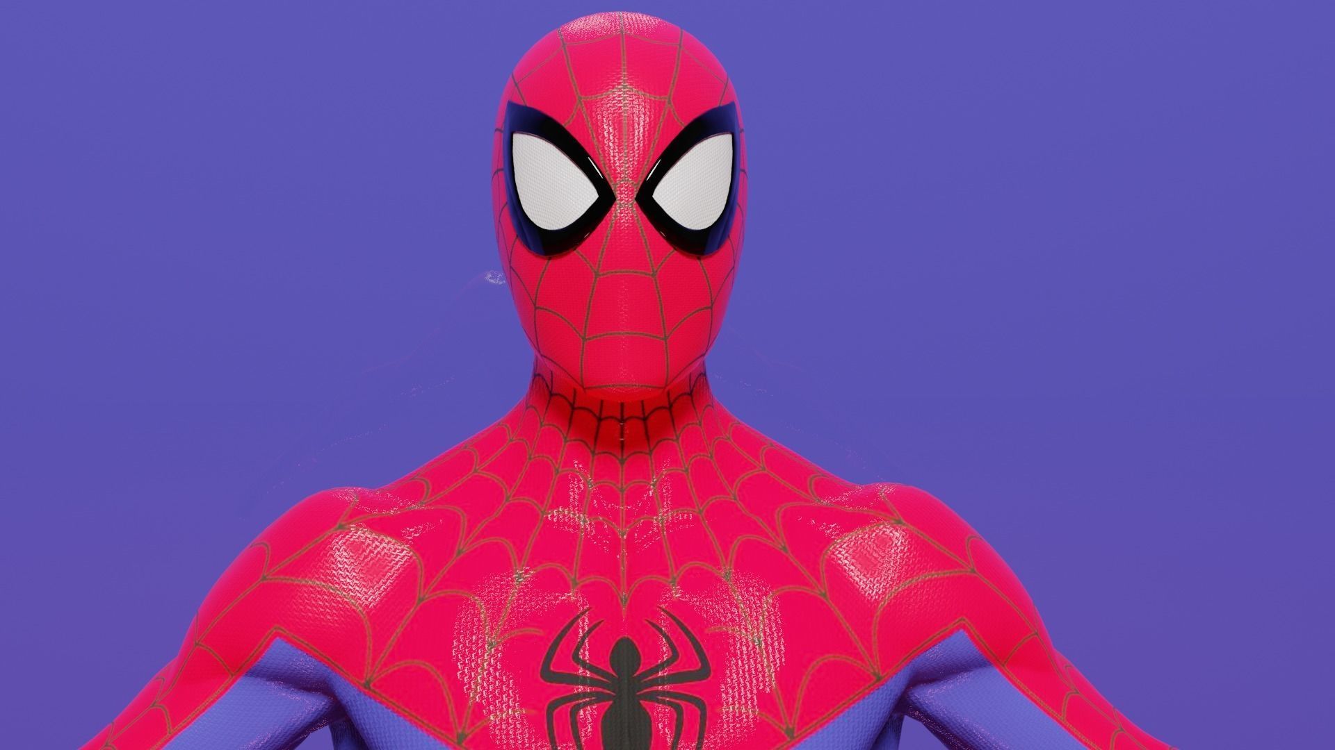 SPIDER-VERSE Spider-Man 3D model rigged | CGTrader