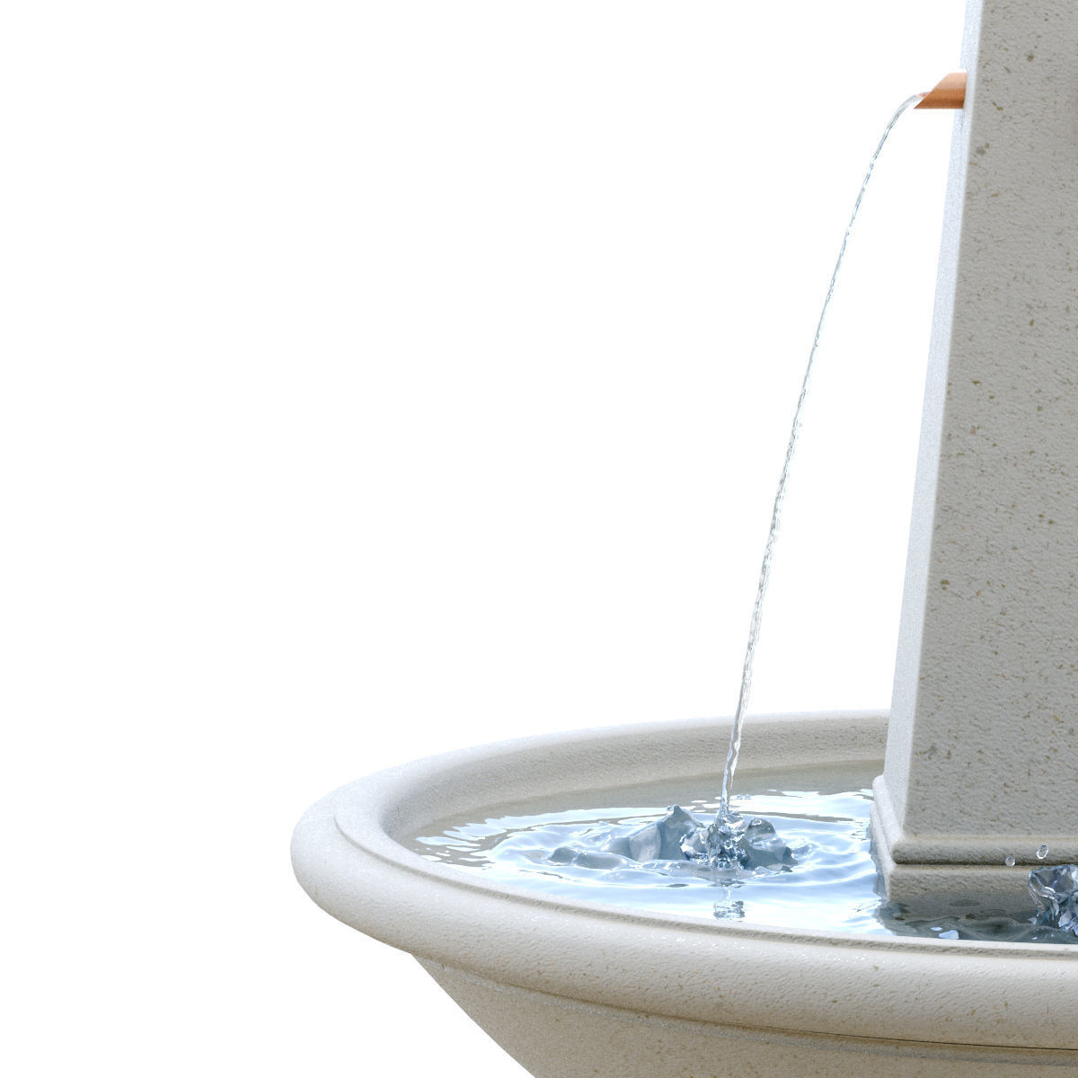 Compania-Condotti Concrete Obelisk Fountain 3D model | CGTrader