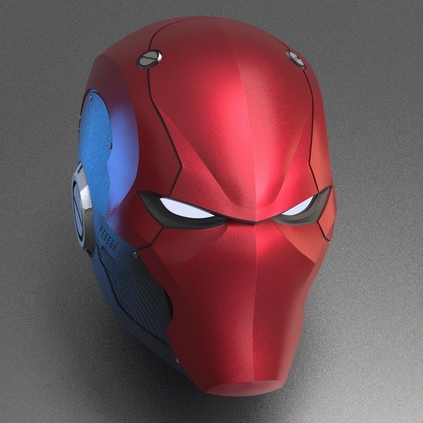 Red Ronin Helmet 3D model 3D printable | CGTrader
