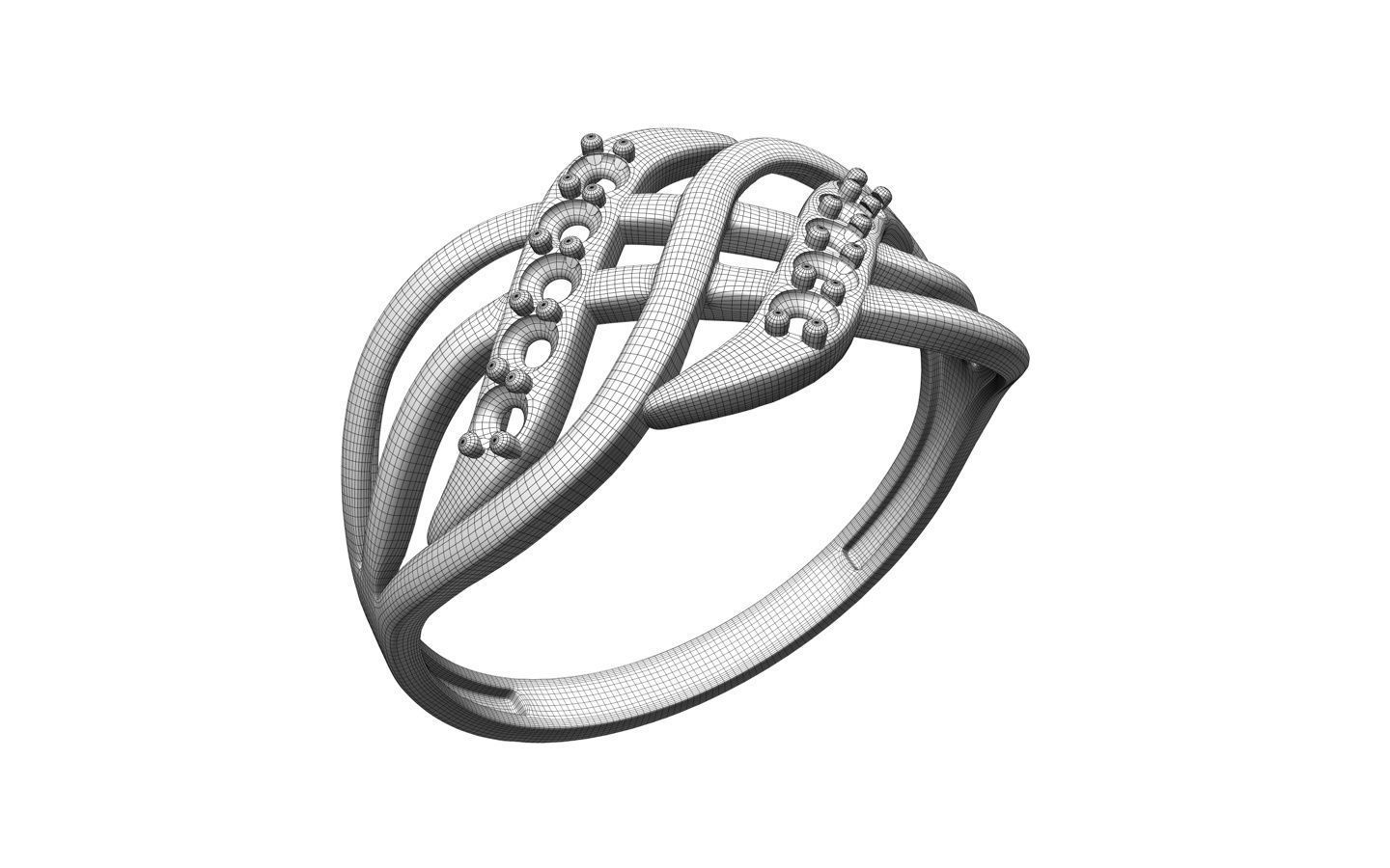 Fully printable ring model 003 3D model 3D printable | CGTrader