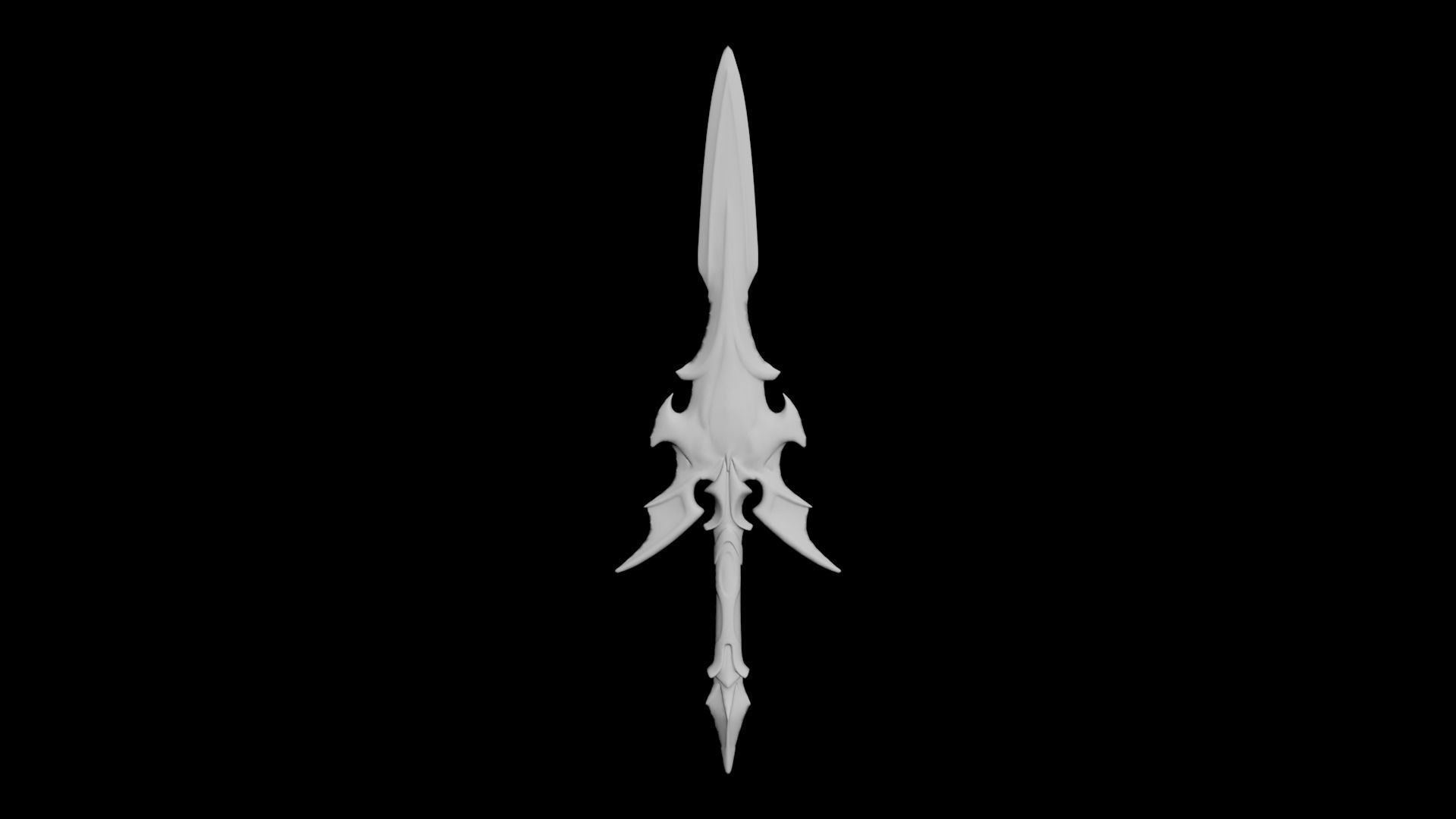 3D model Dark Wings Dagger VR / AR / low-poly | CGTrader