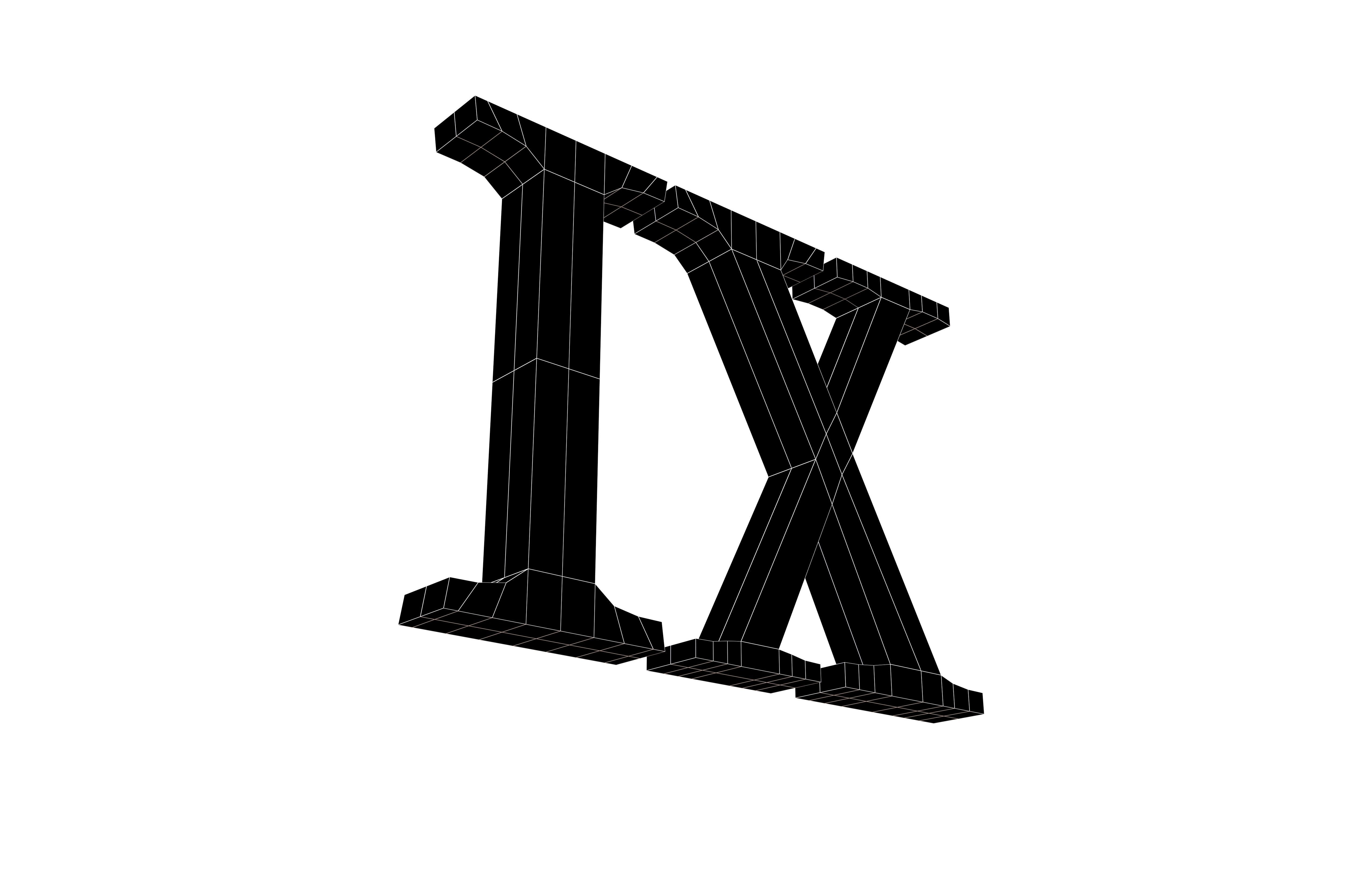 3D model Roman Numerals 9 v1 003 VR / AR / low-poly | CGTrader