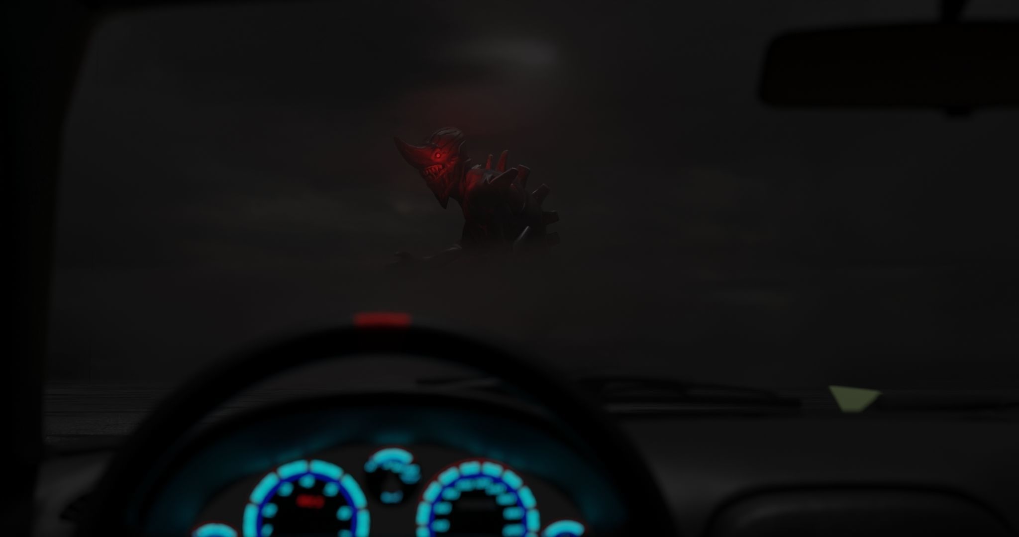 3D model Monster in the fog VR / AR / low-poly | CGTrader