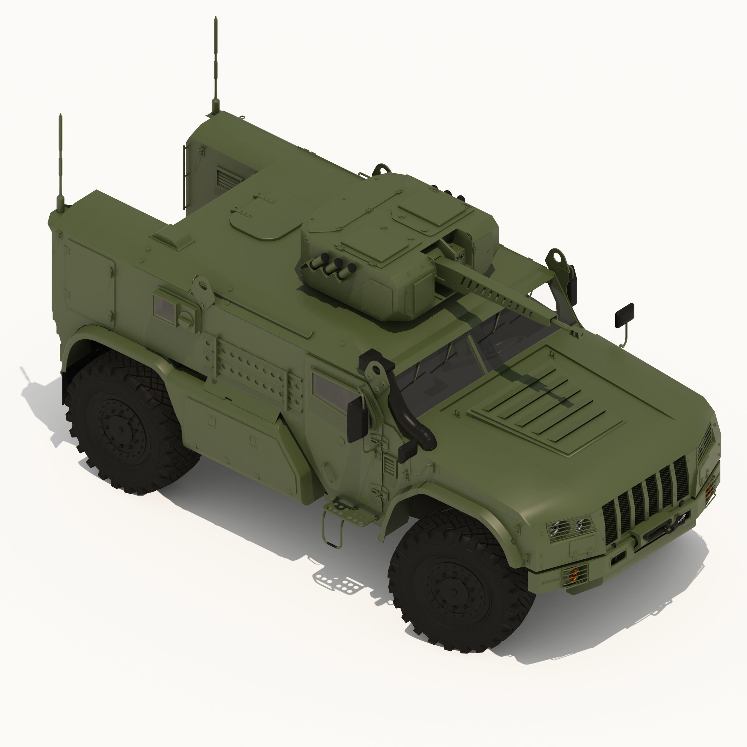 Armored military vehicle 3D model | CGTrader