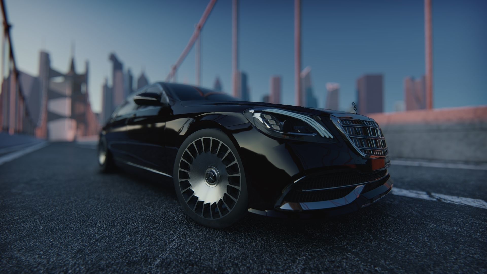 Mercedez s650 3D model | CGTrader