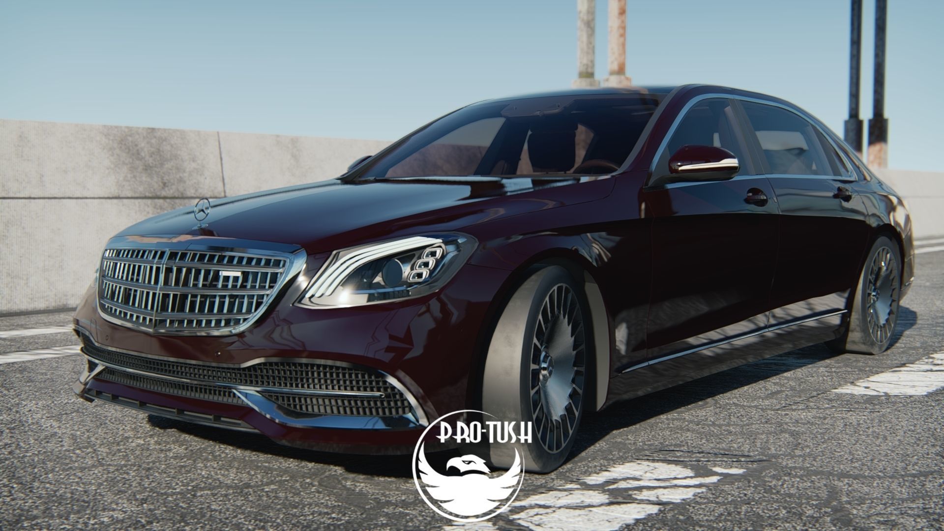 Mercedez s650 3D model | CGTrader