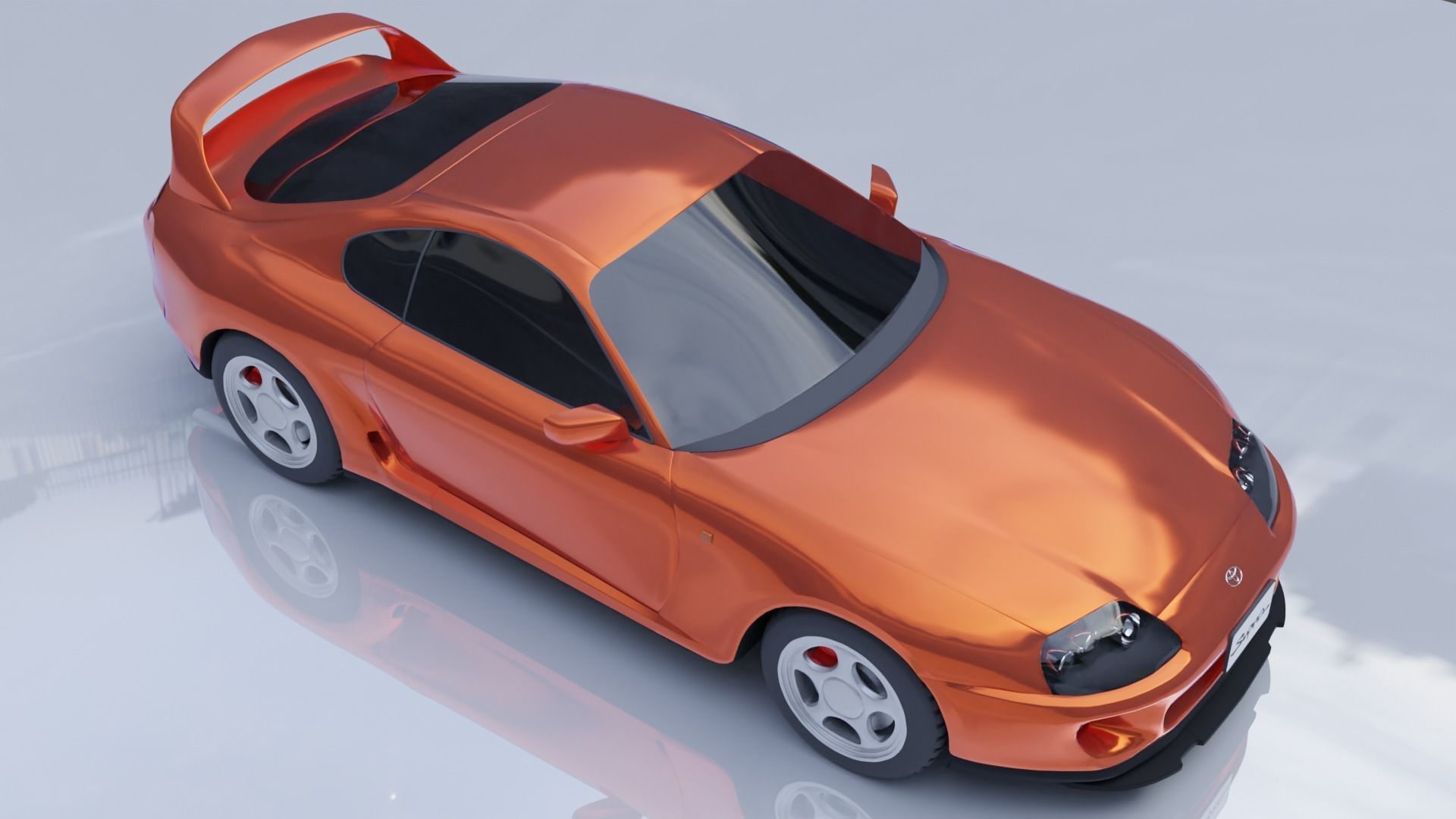Toyota Supra 3D model | CGTrader