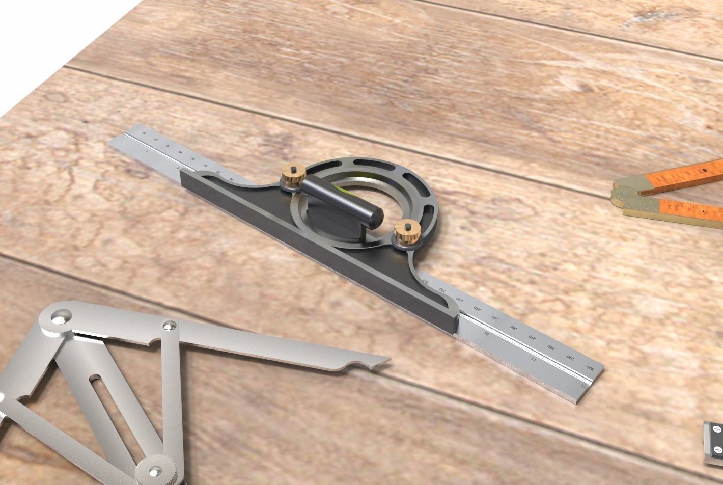 Hand tools complete 3d model 3D model | CGTrader