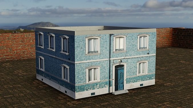 Realistic Building house free VR / AR / low-poly 3D model | CGTrader