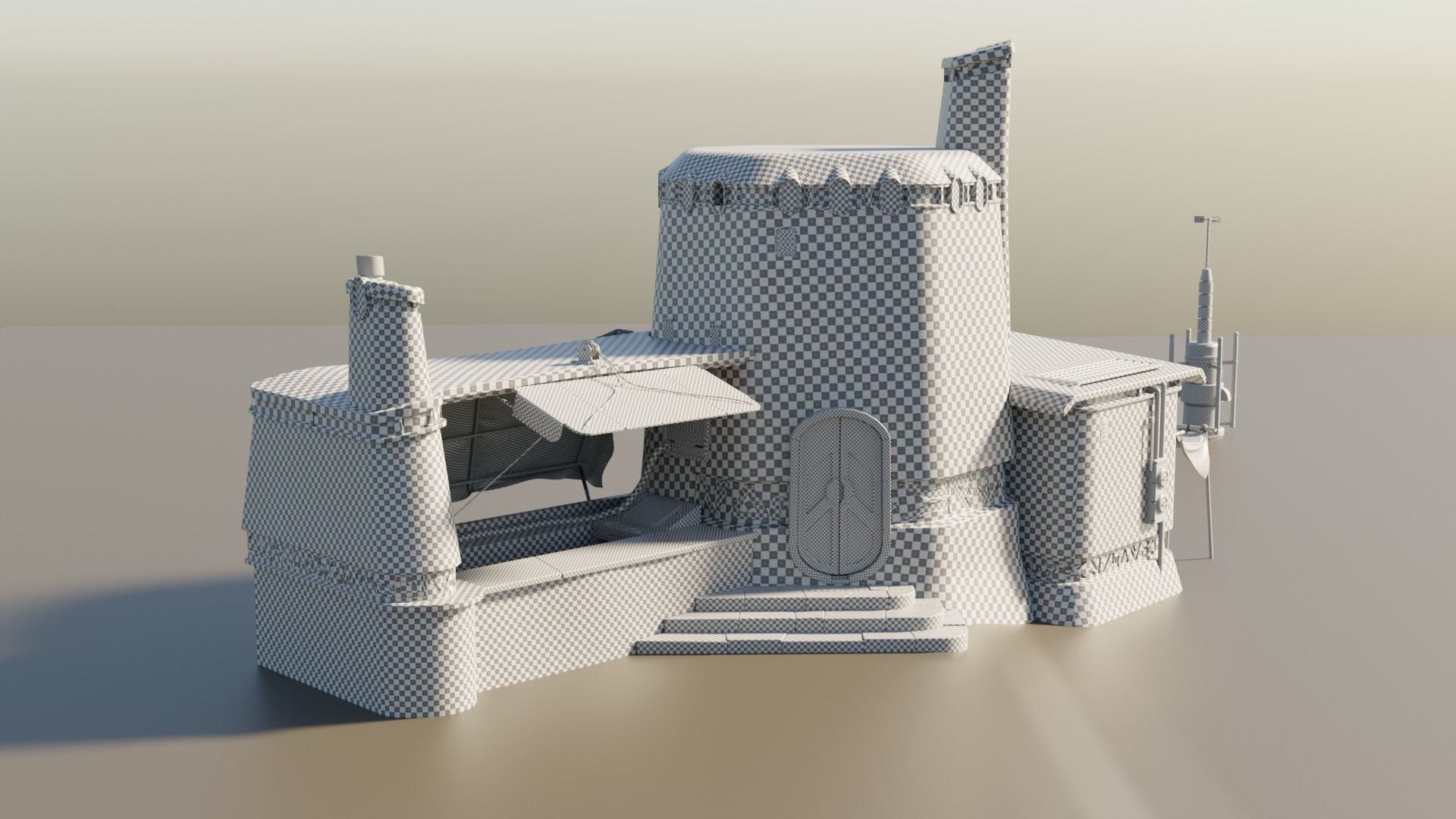 Star Wars Tatooine Merchant Building 3D model | CGTrader