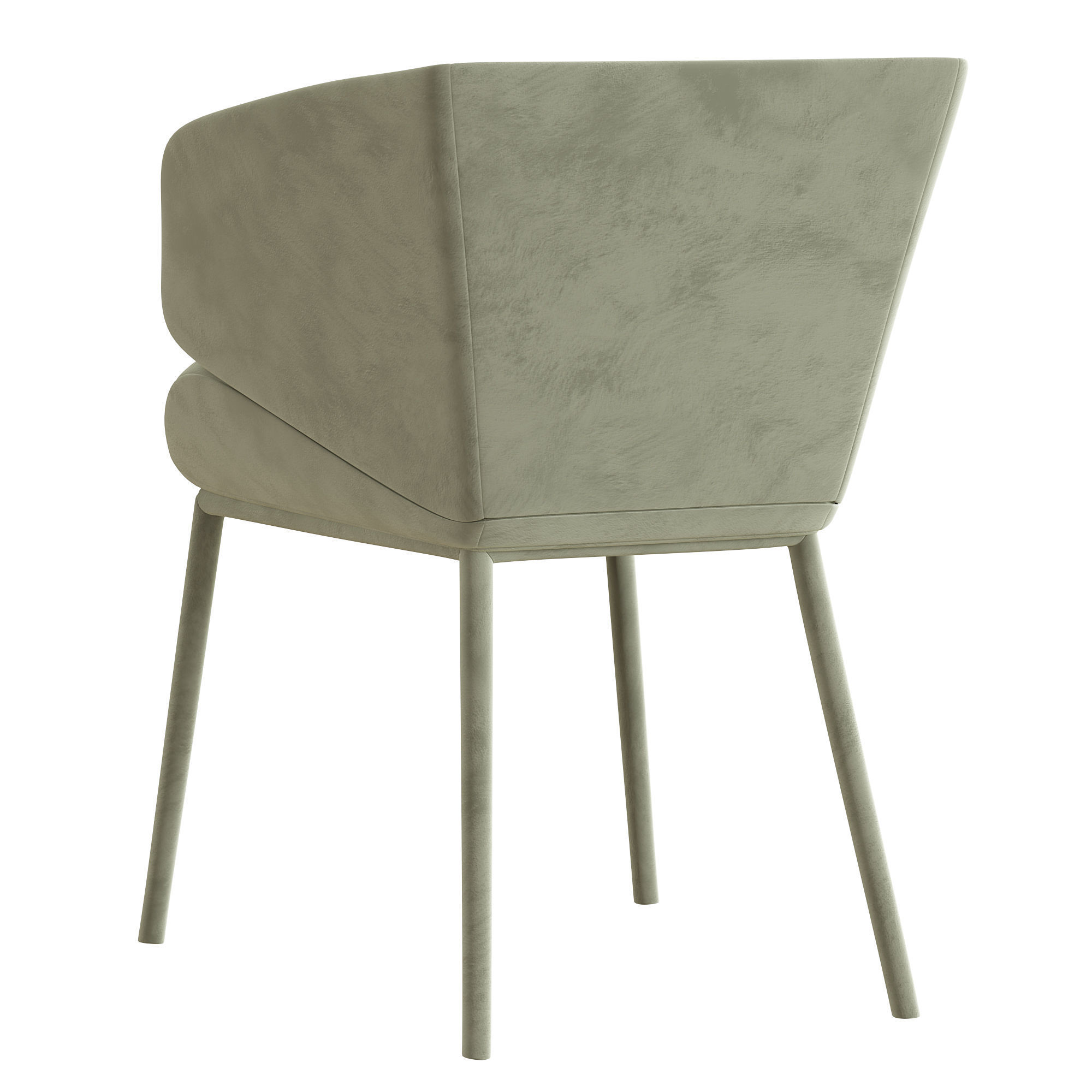 Natuzzi italia chairs rose dining 3D model | CGTrader