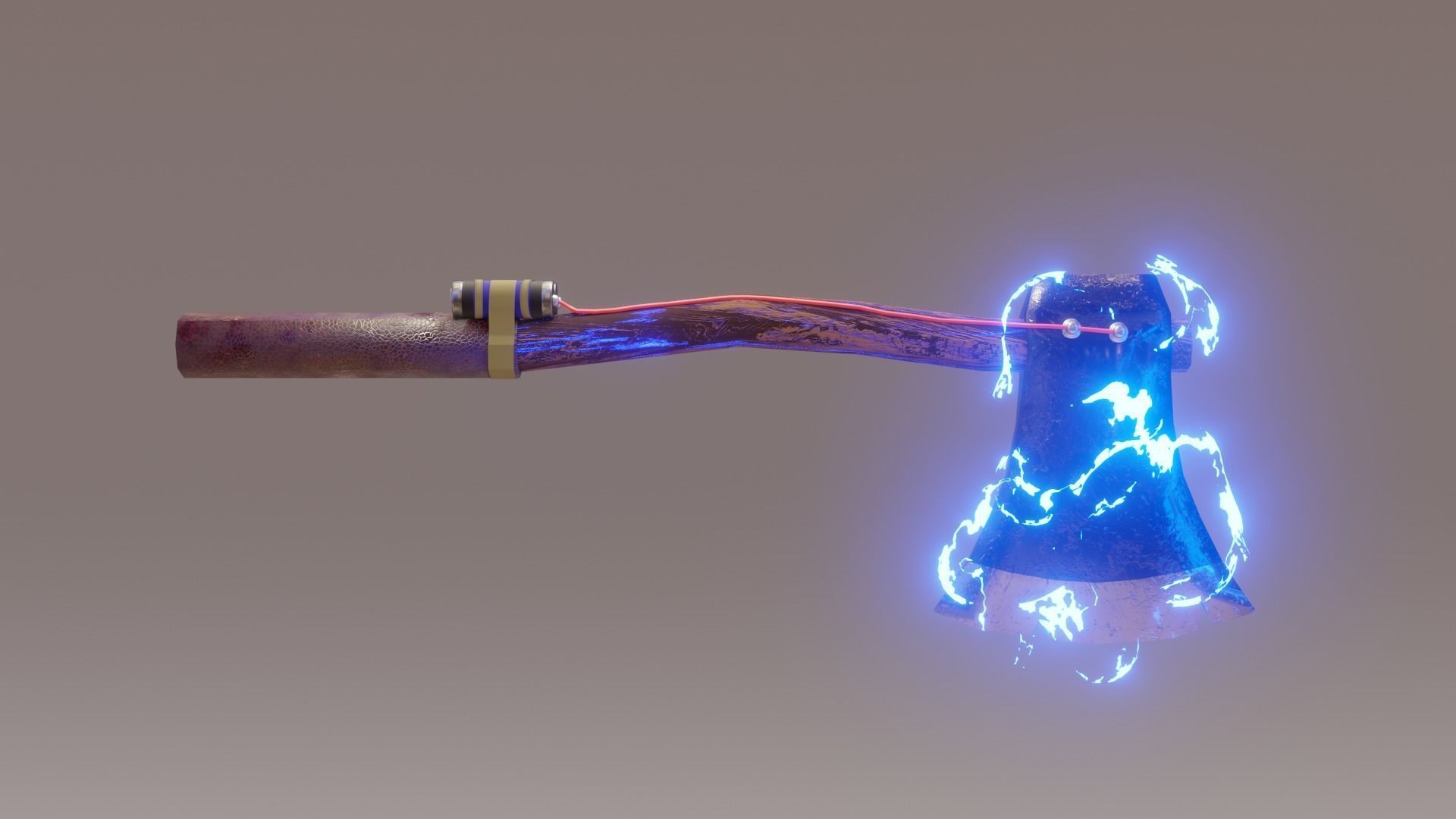 3D model Eletric axe VR / AR / low-poly | CGTrader