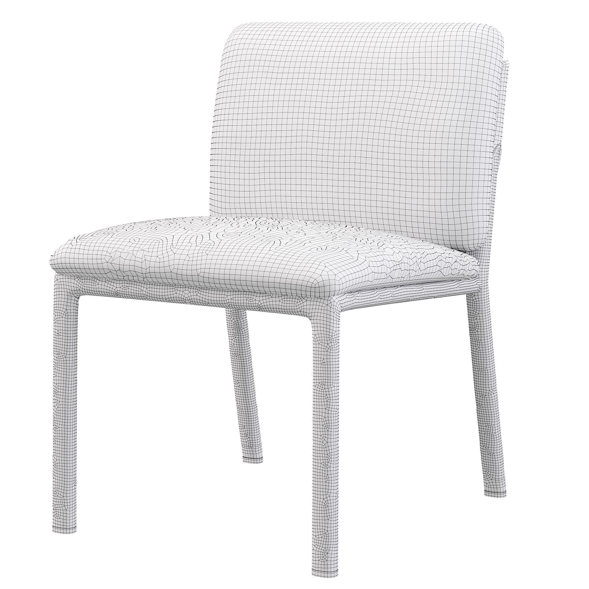 Ambra dining chair by Natuzzi 3D model | CGTrader