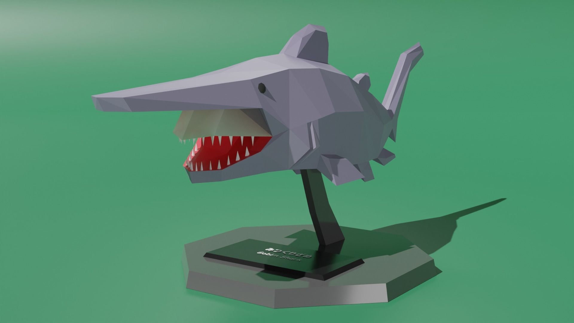 3D model Desktop Mascot 5 kinds of sharks set VR / AR / low-poly | CGTrader