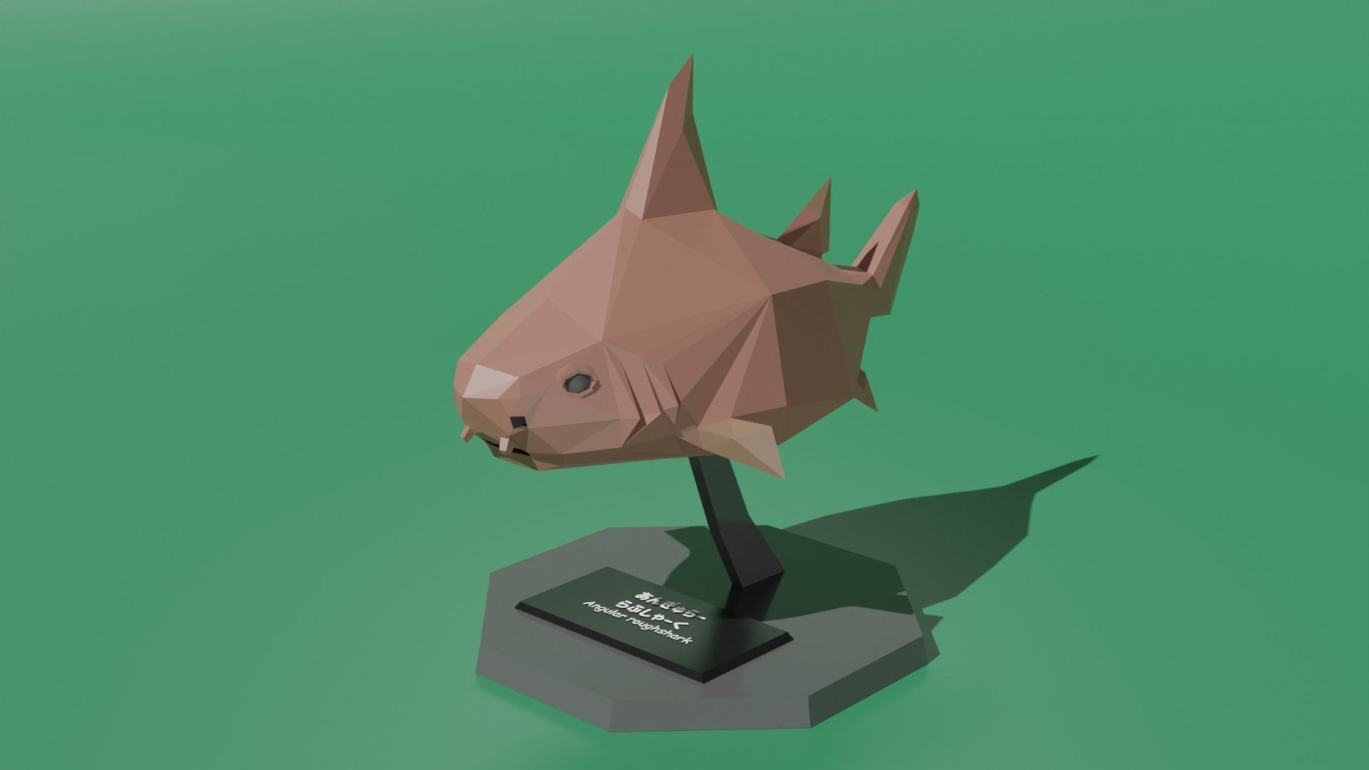 3D model Desktop Mascot 5 kinds of sharks set VR / AR / low-poly | CGTrader