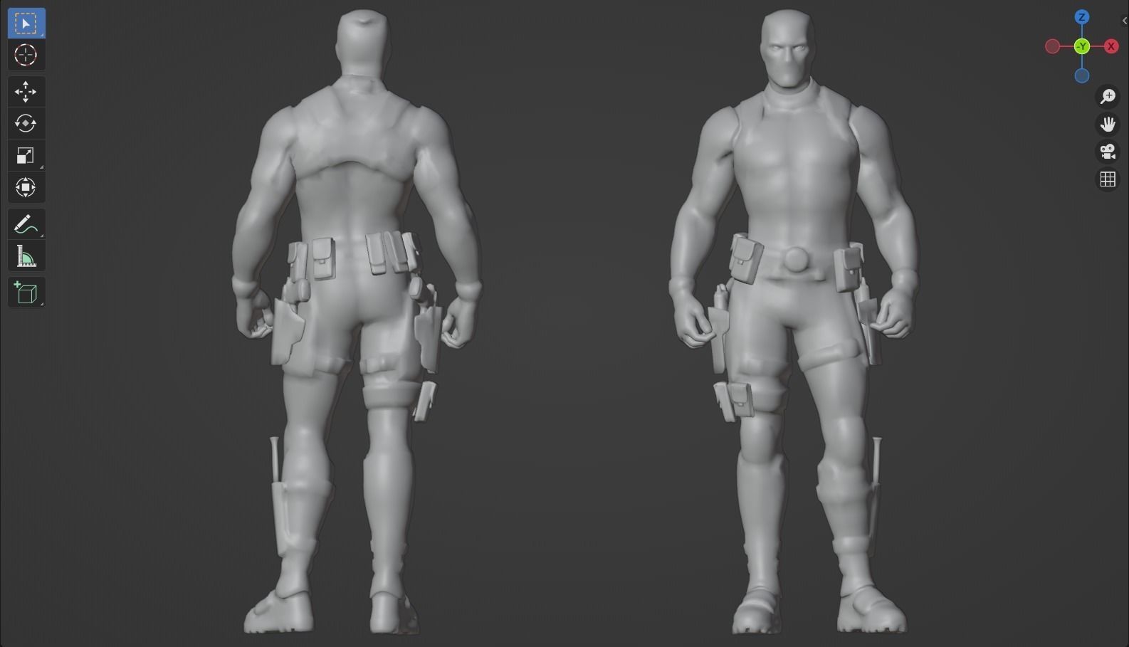 Marvels Deadpool rigged 3D model rigged | CGTrader