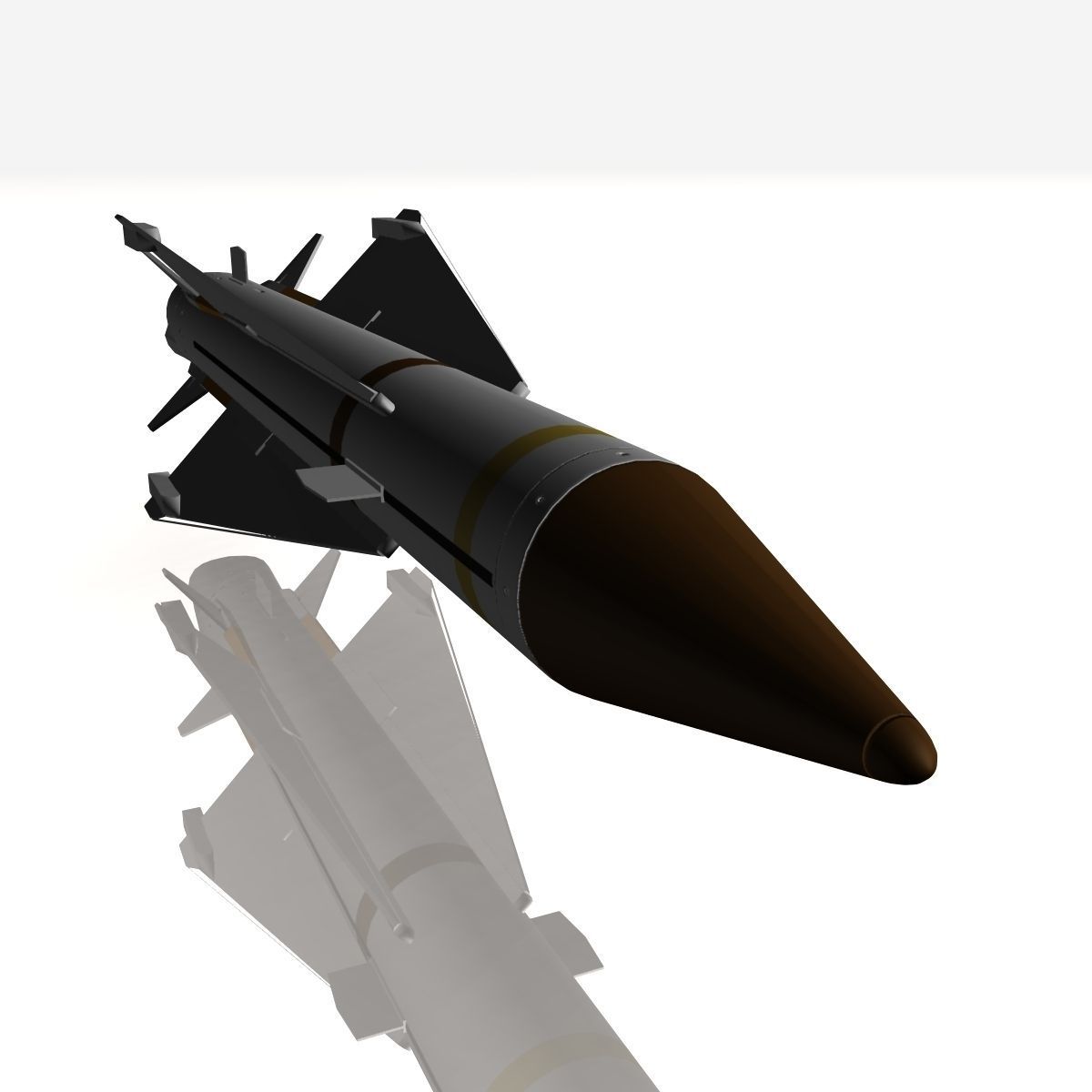 Sea Wolf Missile 3D model | CGTrader