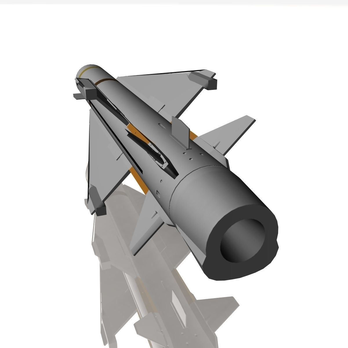 Sea Wolf Missile 3D model | CGTrader
