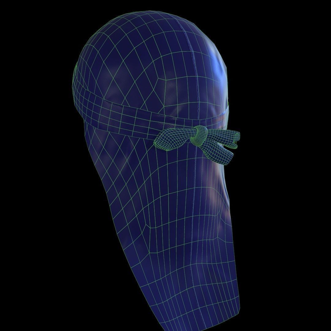 Durag headband 3D model | CGTrader