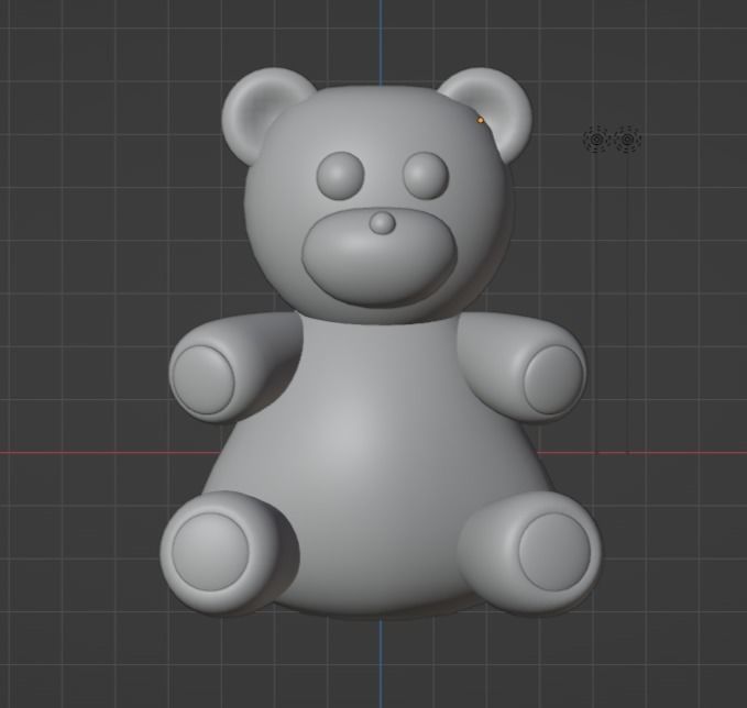 Brown and cute Teddy Bear - Model 3d 3D model | CGTrader