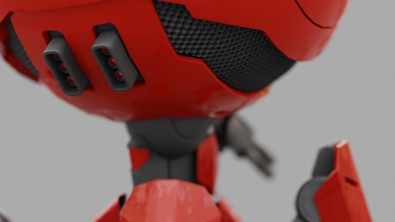 OCTOPUS DROID rigged 3D model rigged | CGTrader