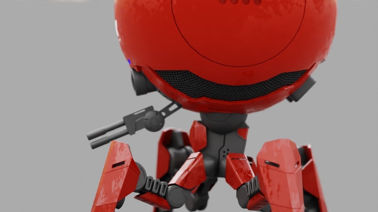 OCTOPUS DROID rigged 3D model rigged | CGTrader