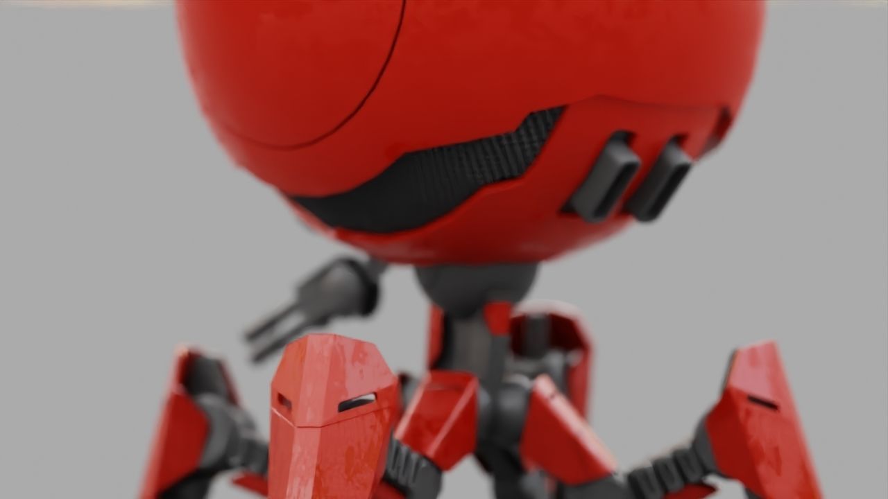 OCTOPUS DROID rigged 3D model rigged | CGTrader