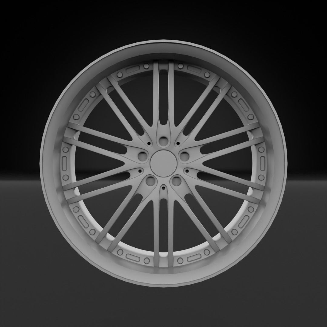 Vossen VVS Style Wheel 3D model 3D printable | CGTrader