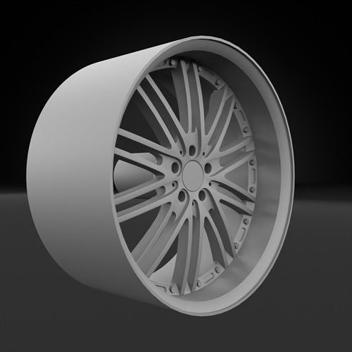 Vossen VVS Style Wheel 3D model 3D printable | CGTrader