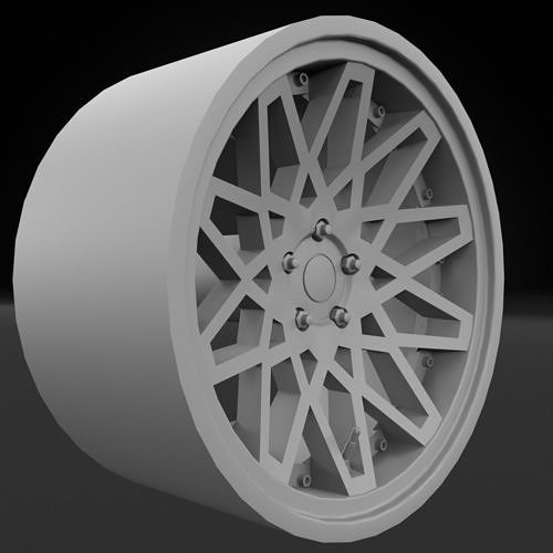 Rotiform Super Concave BLQ Style Wheel 3D model 3D printable | CGTrader