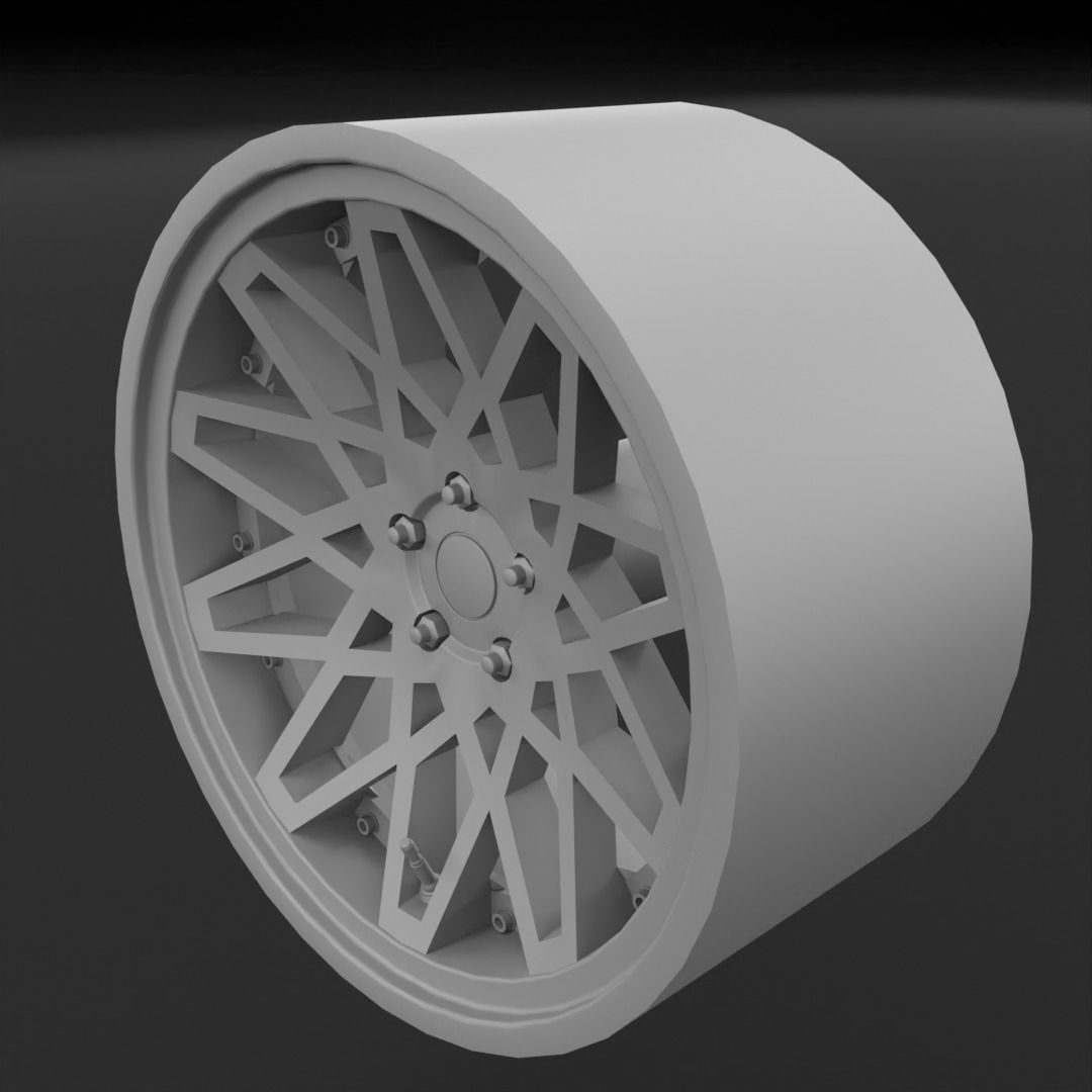 Rotiform Super Concave BLQ Style Wheel 3D model 3D printable | CGTrader