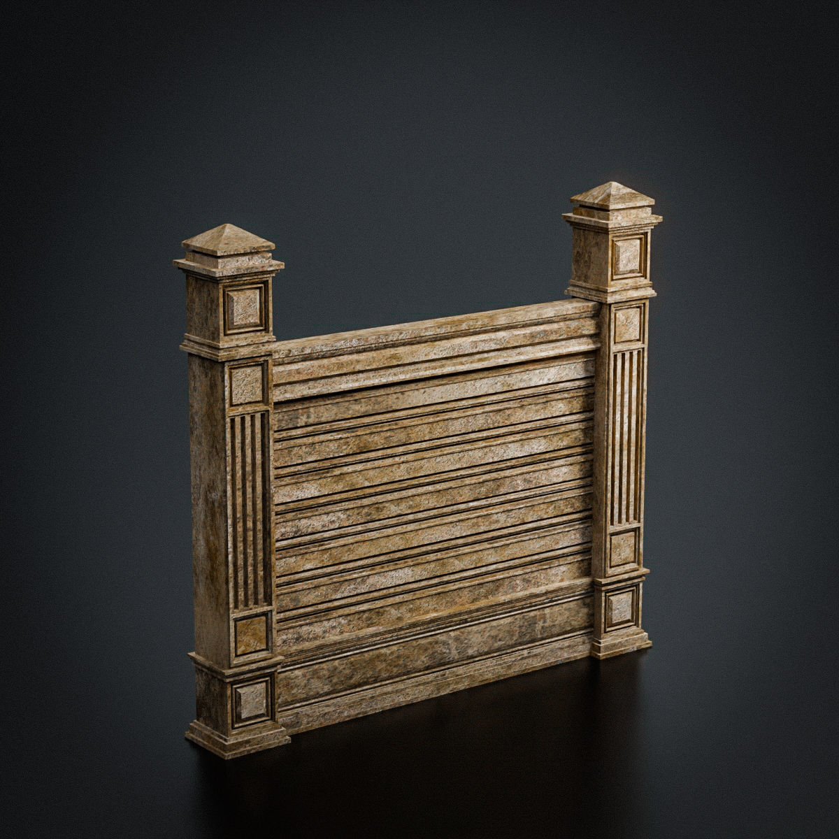 3D model ART DECO STEAMPUNK STREET PROPS ELEMENT VR / AR / low-poly ...