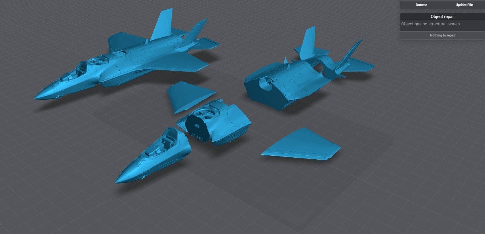 F35B Lightning II scale model 3D model 3D printable | CGTrader