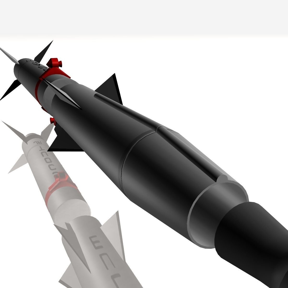 Blue Scout Jr Rocket 3D model | CGTrader