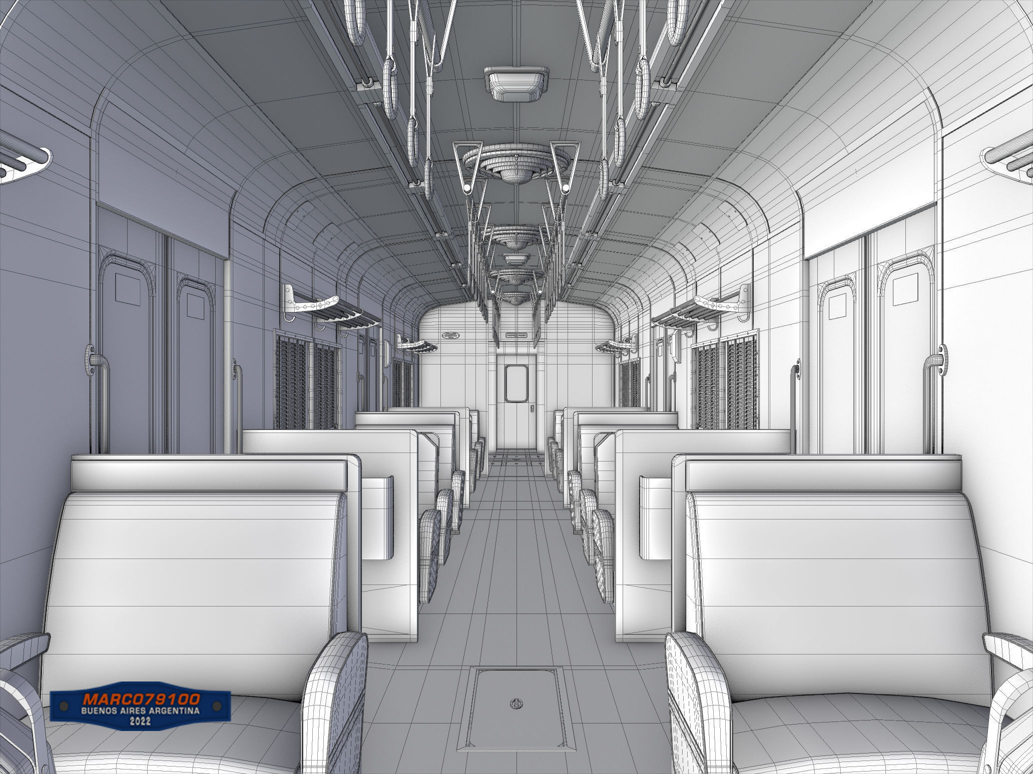 3D model Toshiba Series 3800 Train VR / AR / low-poly | CGTrader