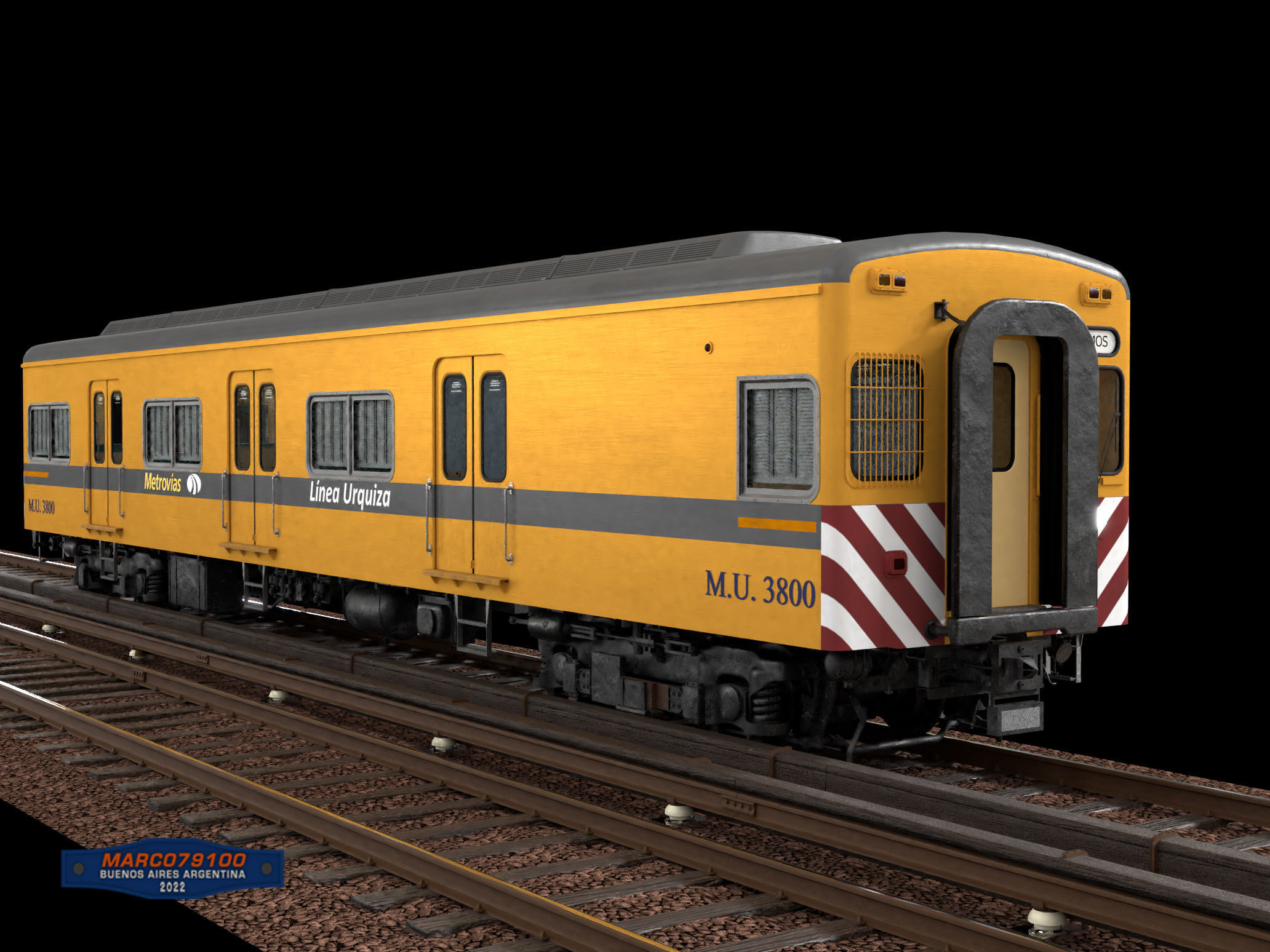 3D model Toshiba Series 3800 Train VR / AR / low-poly | CGTrader