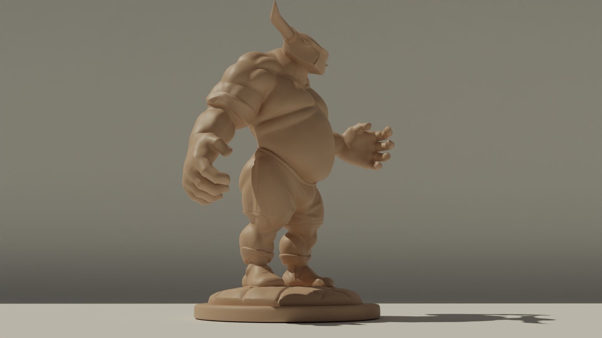 Wrestling Buff 3d print model free 3D model 3D printable | CGTrader