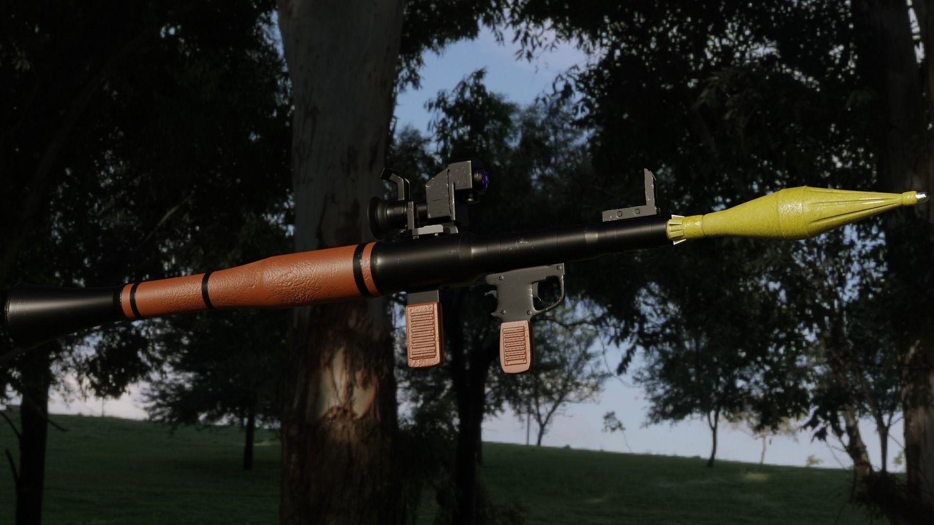 3D model RPG-7 with missle VR / AR / low-poly | CGTrader