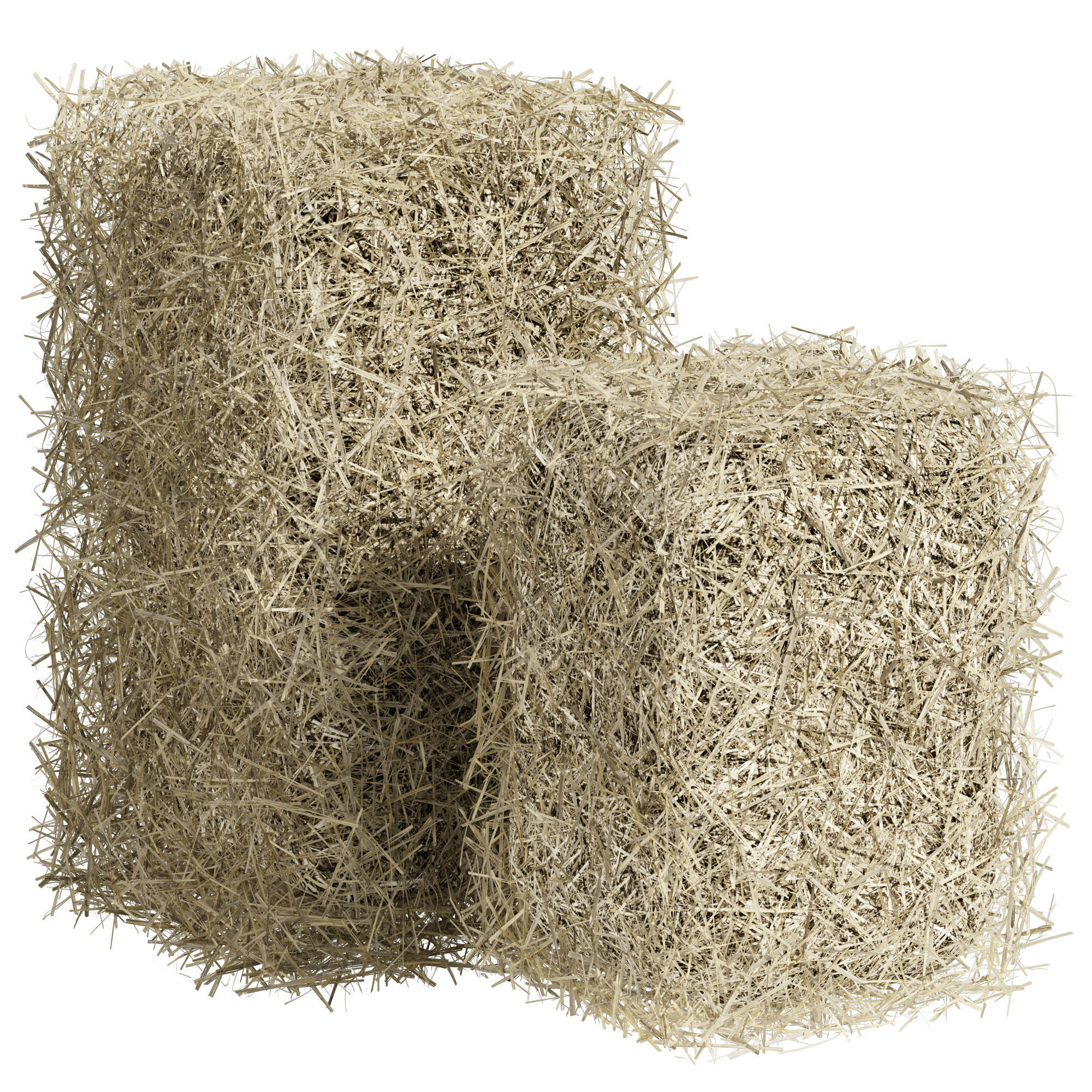 Bales of hay 3D model | CGTrader